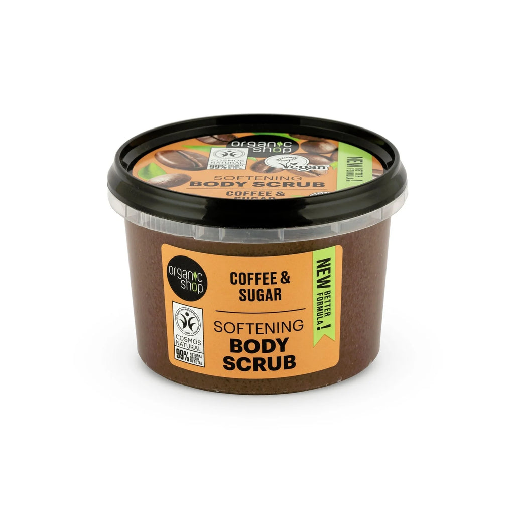 Organic Shop Softening Body Scrub Coffee and Sugar (250ml) – Encore Beauty